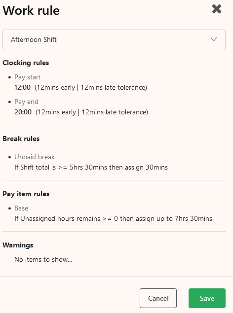 Assigning Ad-Hoc Work rules – BundyPlus Help Centre